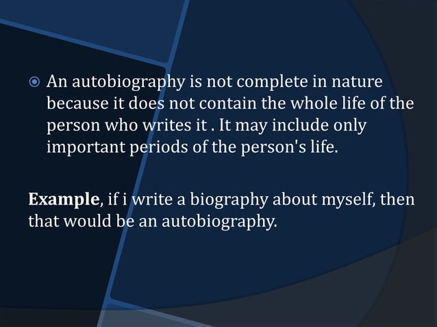 Biography and autobiography in social sciences | PPT | Free Download