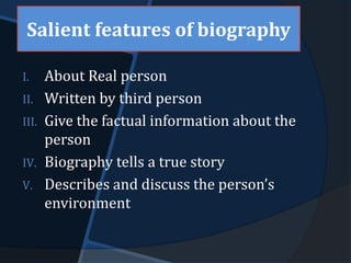 Biography and autobiography in social sciences | PPT