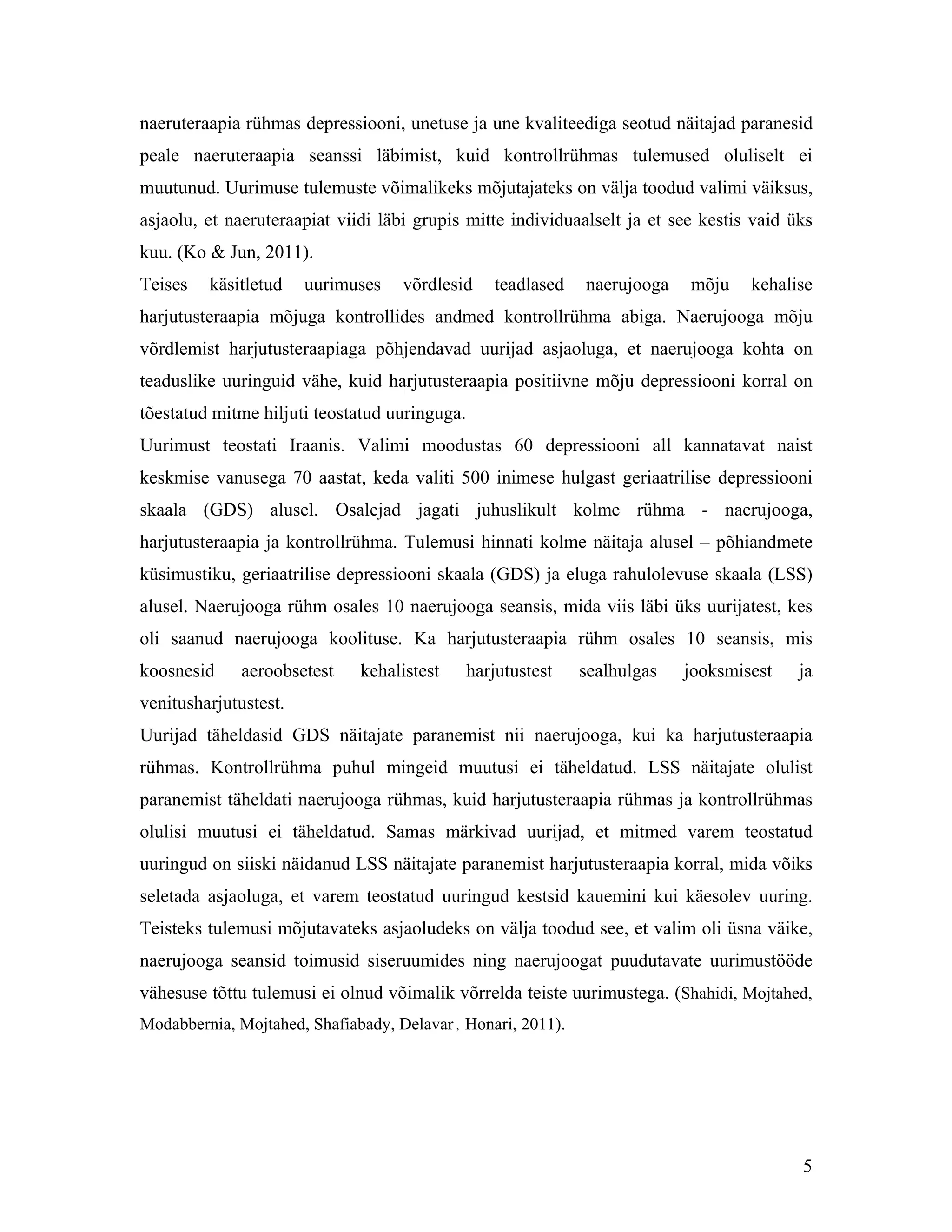 NAERUTERAAPIA PSÜHHOLOOGILINE KASU | PDF