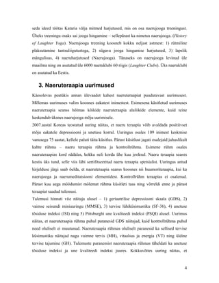 NAERUTERAAPIA PSÜHHOLOOGILINE KASU | PDF