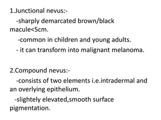 Pigmented Cellular Naevus | PPTX | Skin and Dermatology | Diseases and ...