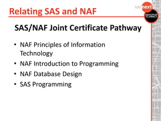 SAS Programming for High School - Giving Students the Power to Know | PPT