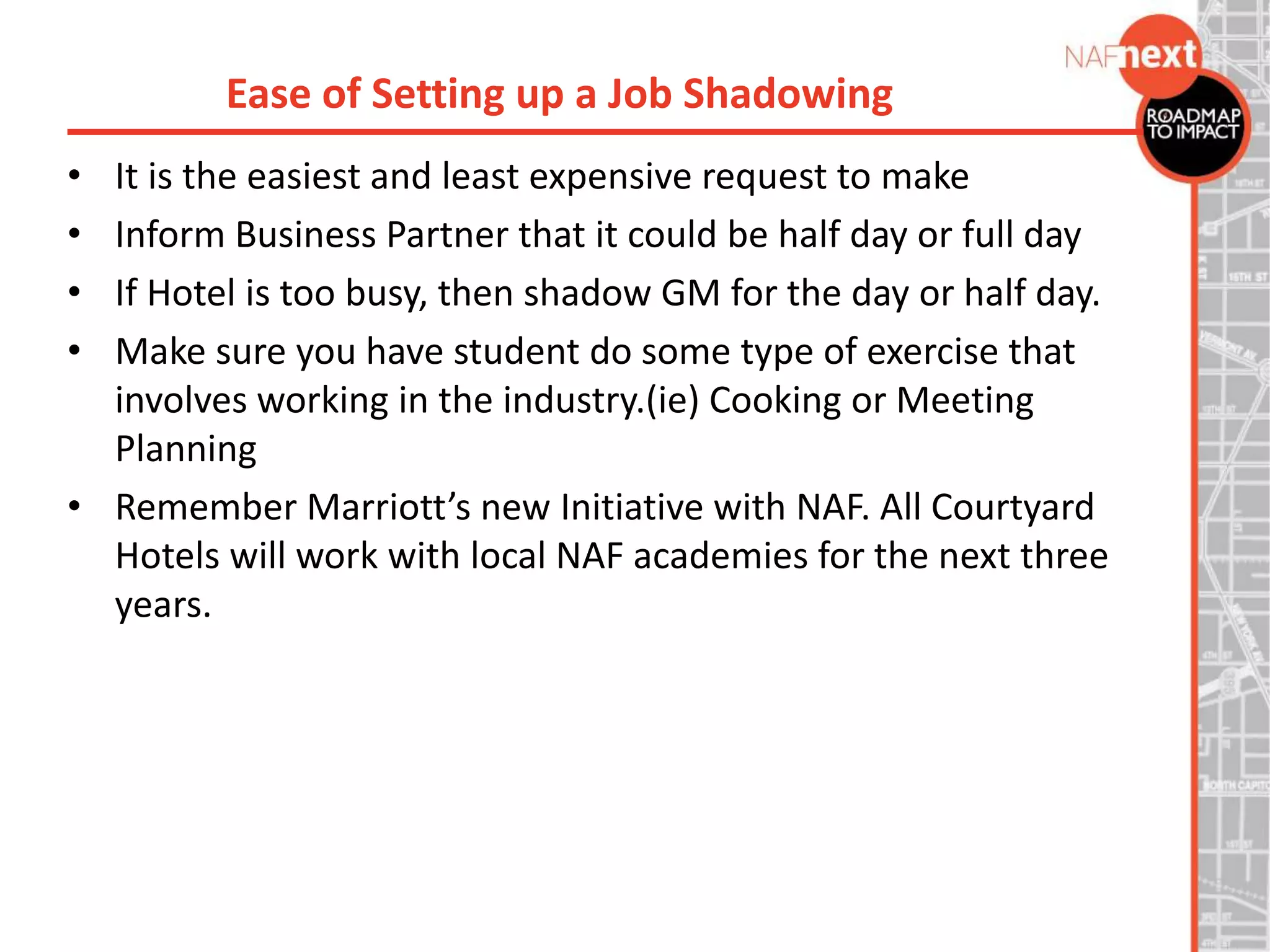 Job Shadowing - Immersing Students through Work-Based- Learning ...