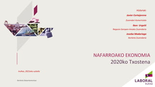 Nafarroako ekonomia 2020ko Txostena | PDF