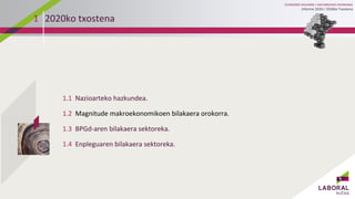 Nafarroako ekonomia 2020ko Txostena | PDF