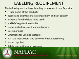 NAFDAC presentation | PPT