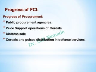 NAFED & FCI | PPT