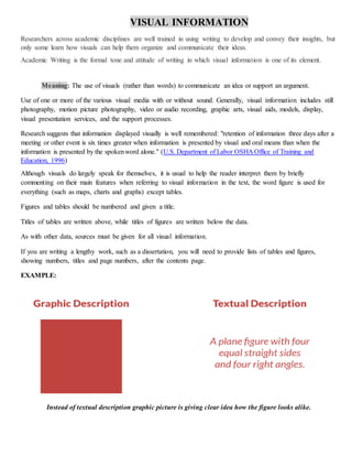 Visual Information writeup | PDF