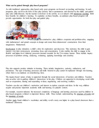 Play based method writeup | DOCX