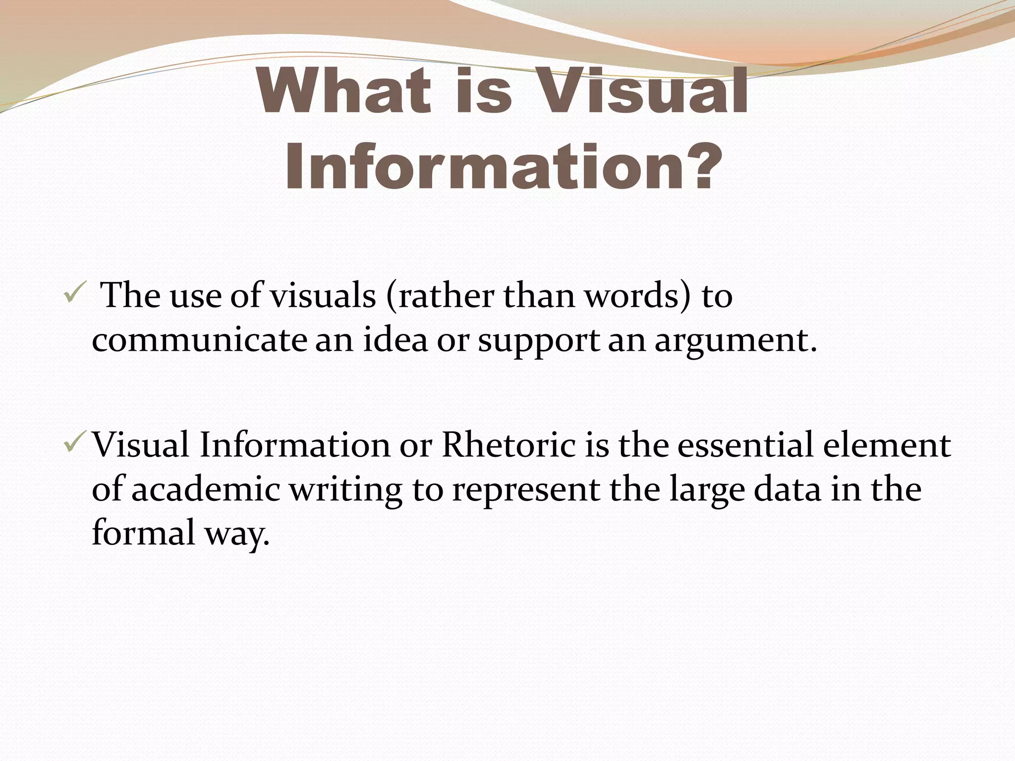 Visual Information | PPTX