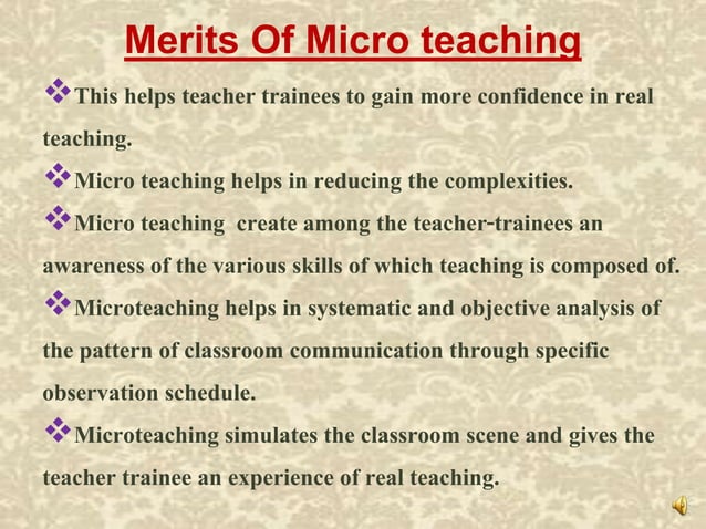 MICRO TEACHING | PPTX