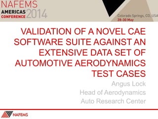 NAFEMS Americas Elements presentation | PPTX