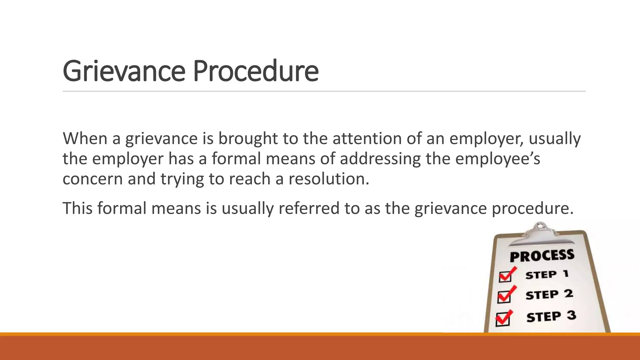 Essential Prerequisites of a Grievance Procedure | PPTX