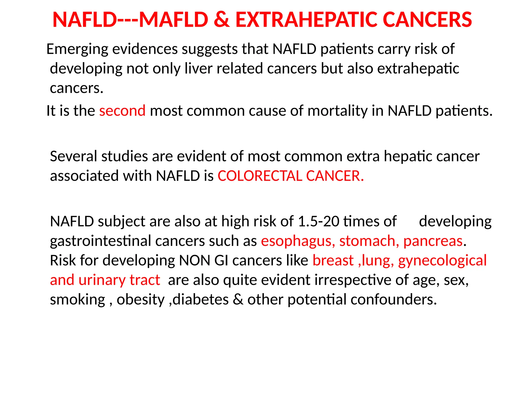 NAFLD A GREAT MASQUERADER A MULTI SYSTEM INVOLVEMENT - | PPTX