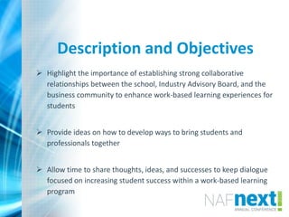 Better Together: How to Build a Strong Work-Based Learning Program | PPT