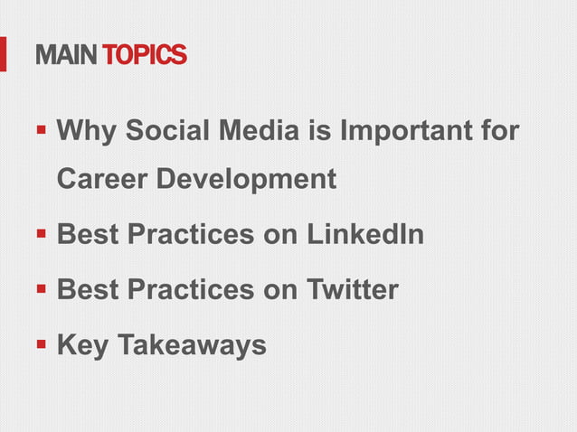 Using Social Media to Enhance Career Development | PPT