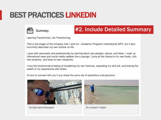 Using Social Media to Enhance Career Development | PPTX