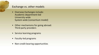 Understanding Reciprocal Exchanges Across Nations and Institutions | PPT