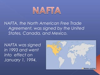 Nafta PPT | PPT | Manufacturing Industry | Industries