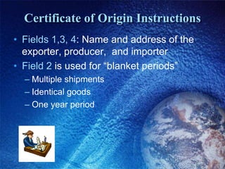 Nafta Certificate of Origin | PPTX