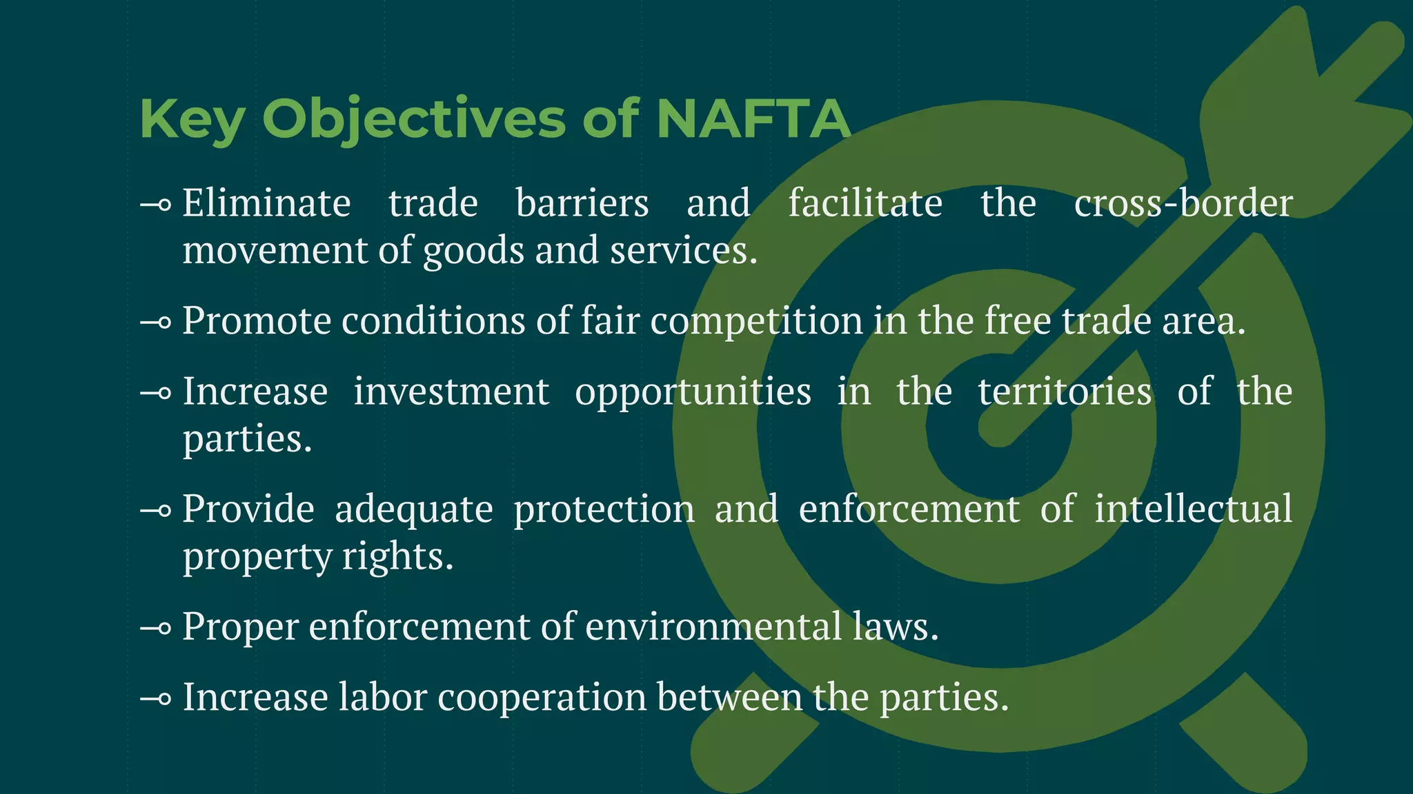 NAFTA - North American Free Trade Agreement | PPTX
