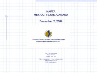 NAFTA-Canada dsdsdsdsdsdsdsddddddd(2).ppt
