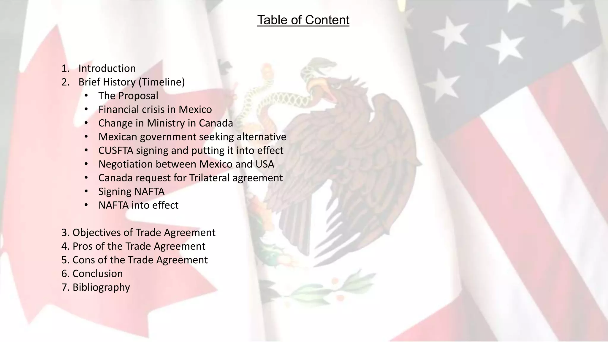 NAFTA Agreement | PPTX