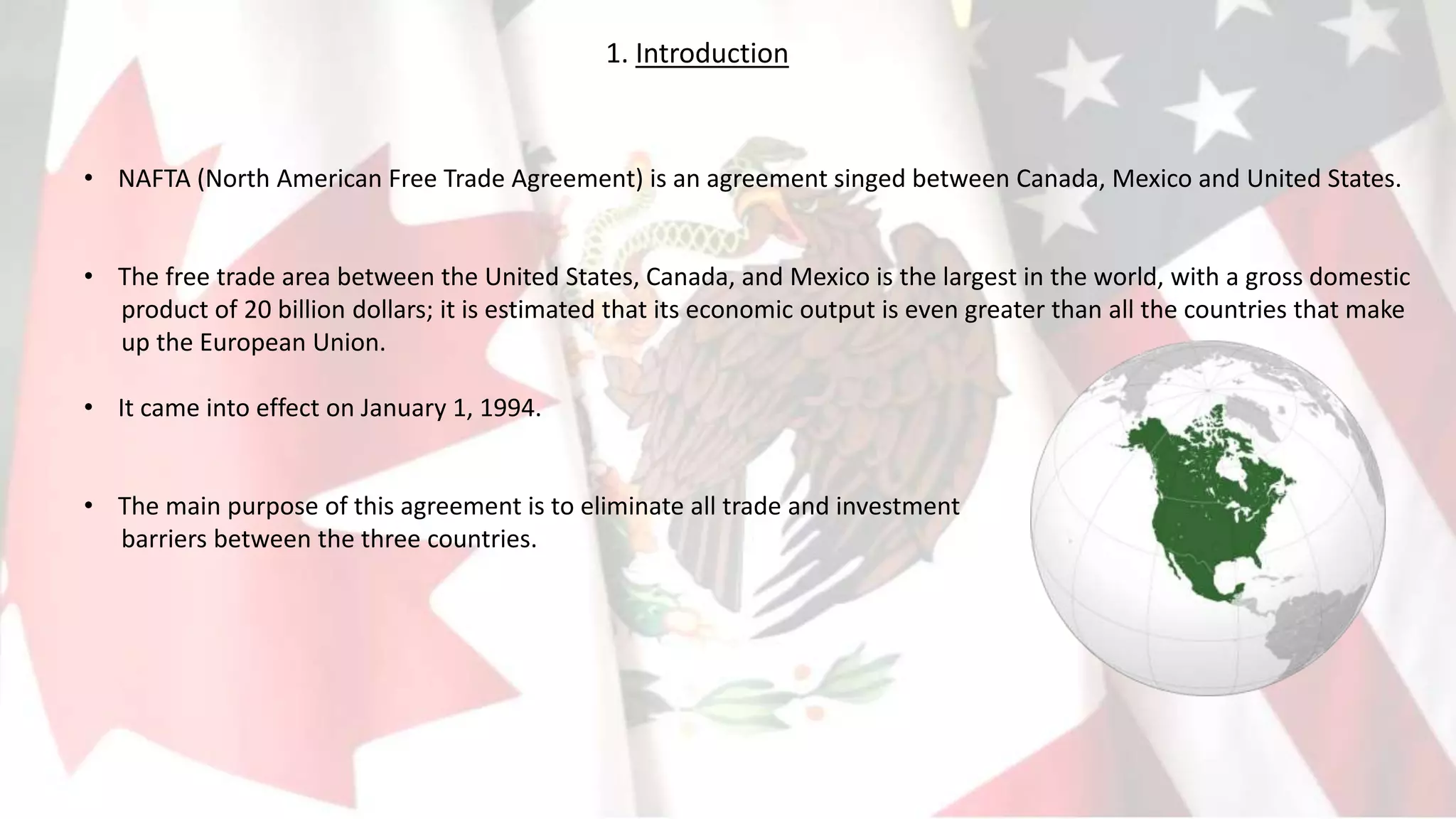NAFTA Agreement | PPTX