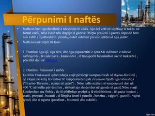 Nafta dhe gazi natyror rexhep smoqi | PPTX