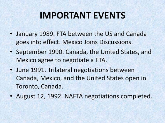 Presentation on Nafta | PPTX | Business | Business and Finance