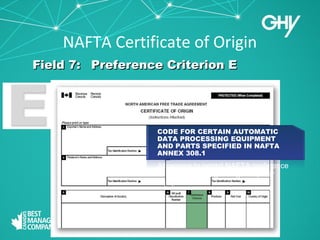 How To Fill out a NAFTA - The Fundamentals | PPT