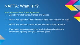 NAFTA Case Study | PPTX