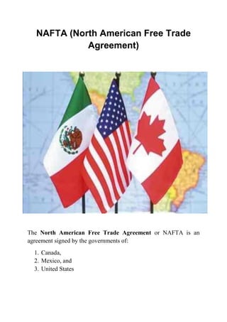 Nafta identical trade model for india, nepal and china | PDF