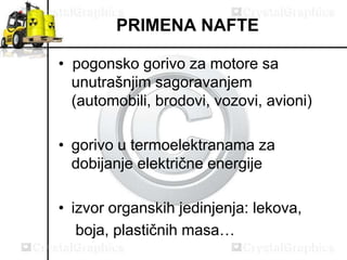 Nafta i zemni gas (Oil and natural gas-Serbian) | PPTX