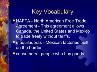 NAFTA Notes | PPT