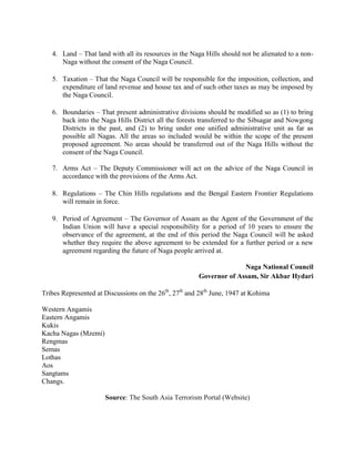 Naga akbar hydari accord 1947 | PDF