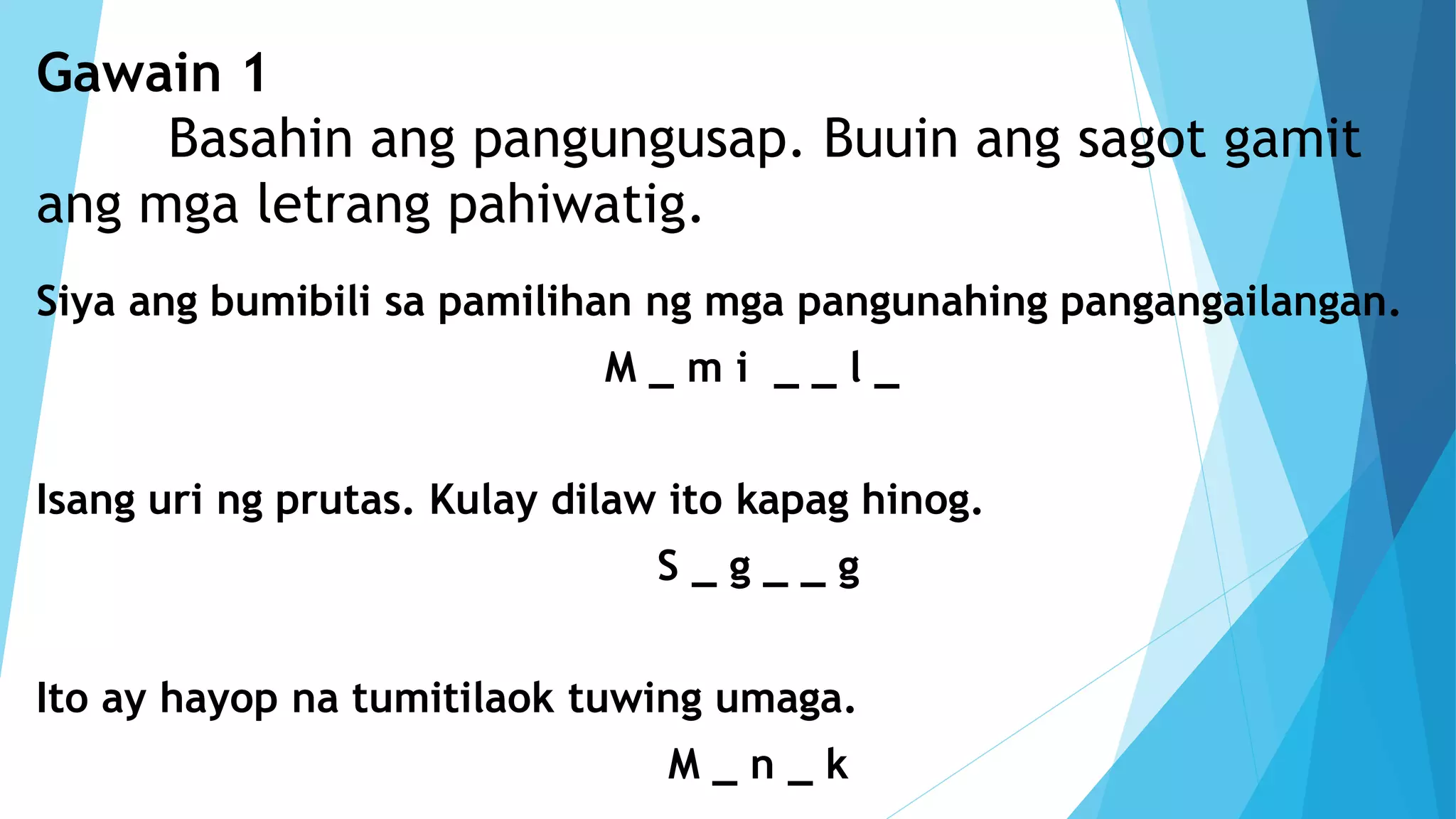 Nagagamit ang angkop na pagtatanong | PPTX