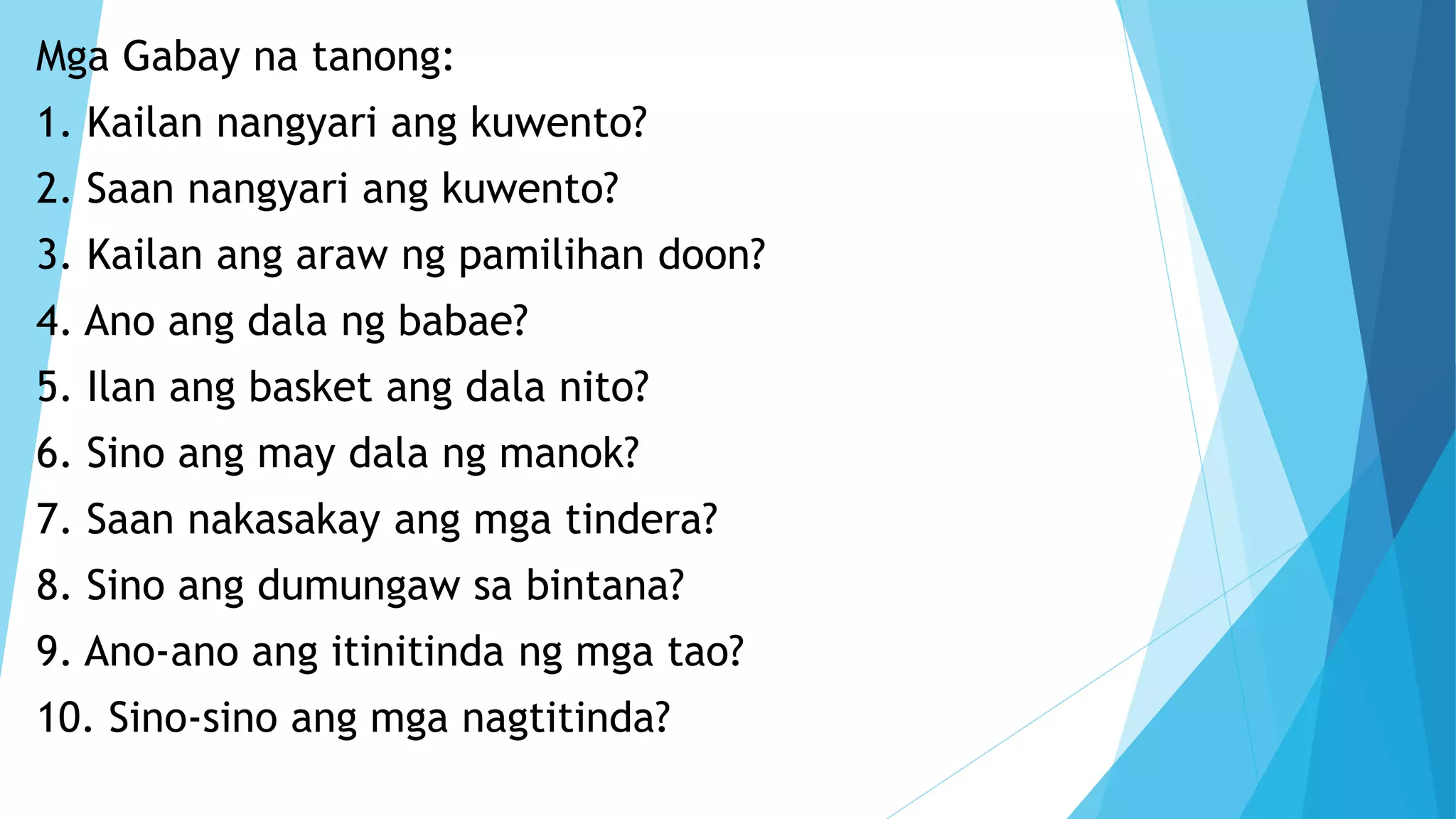 Nagagamit ang angkop na pagtatanong | PPTX