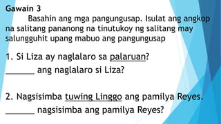 Nagagamit ang angkop na pagtatanong | PPTX