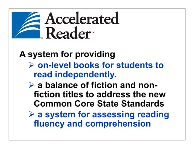 Lorraine Nagai - Accelerated Reading Program | PPT