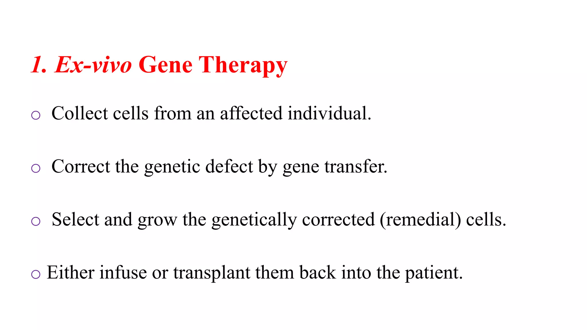 Gene therapy. | PPTX