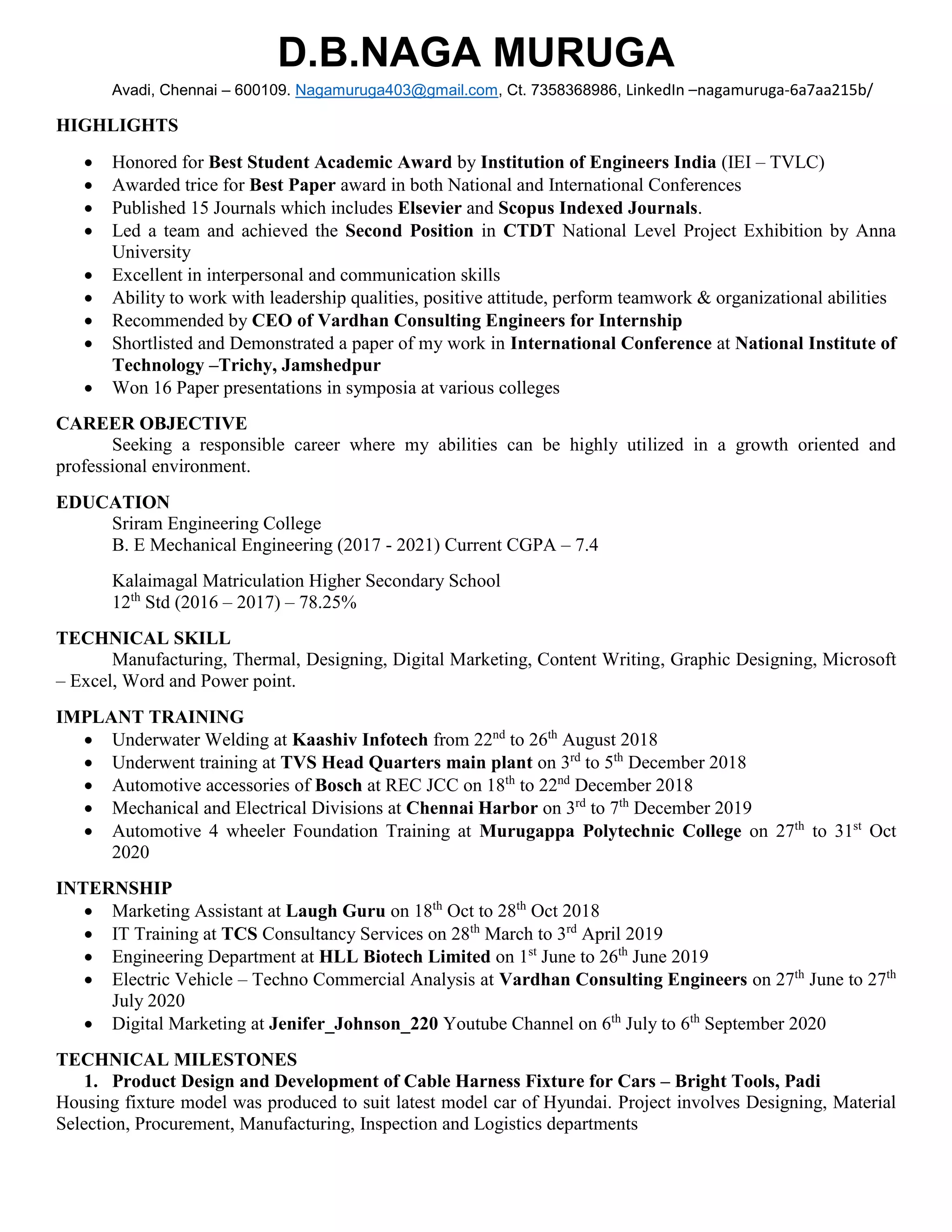Naga muruga resume | PDF