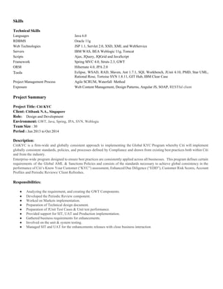 Naganatarajan 6 years experience | PDF