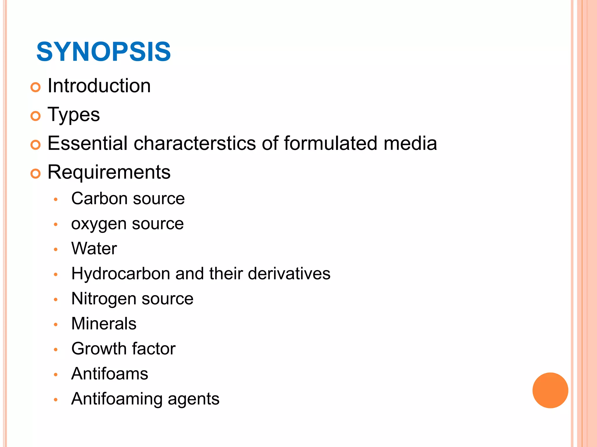 MEDIA FORMULATION | PPTX