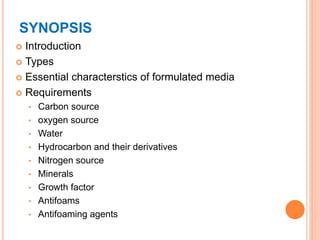 MEDIA FORMULATION | PPTX