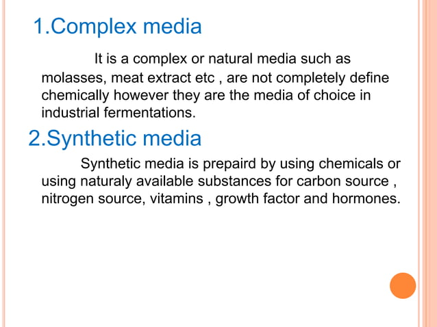 MEDIA FORMULATION | PPTX