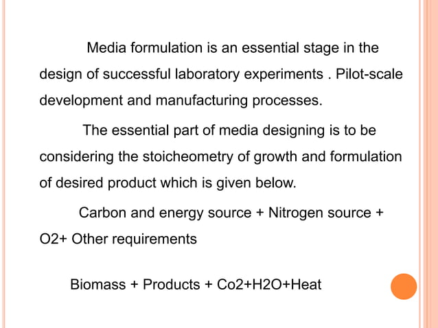MEDIA FORMULATION | PPTX