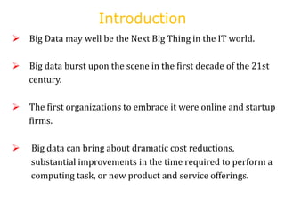 BIG DATA & DATA ANALYTICS | PPT
