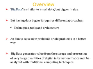 BIG DATA & DATA ANALYTICS | PPT