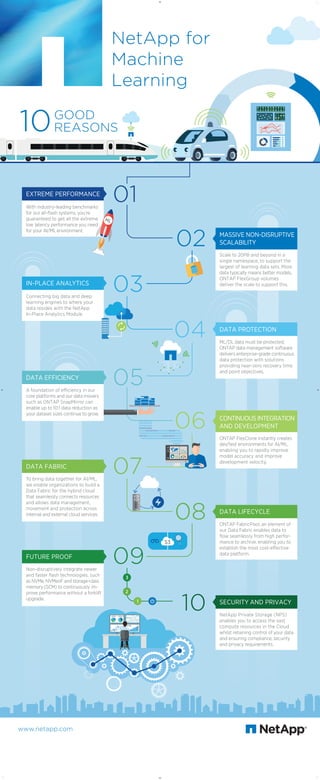 10 Good Reasons: NetApp for Machine Learning | PDF